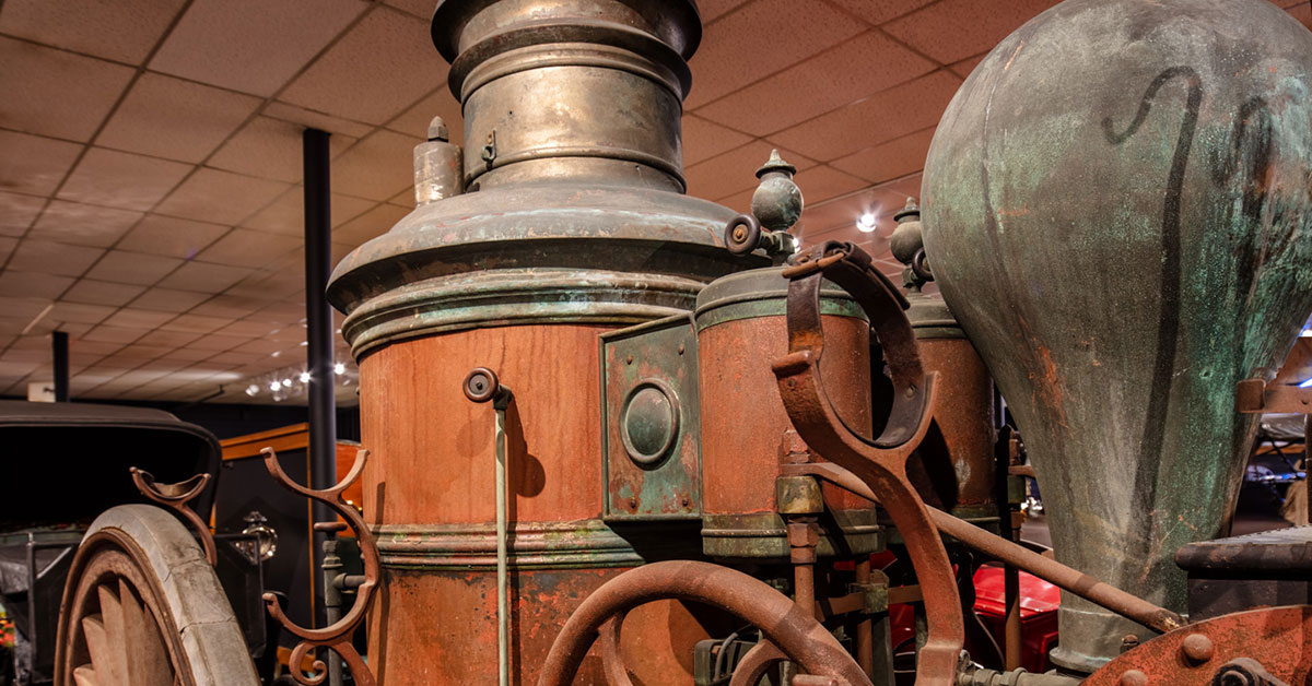 Car & Carriage Caravan New Acquisition Fighting Fire With a Steam Fire ...